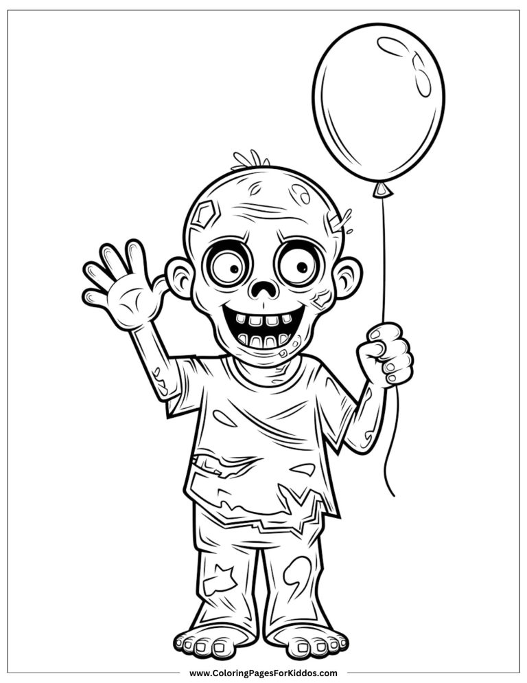 Horror Coloring Pages: 48 Free Printable PDFs