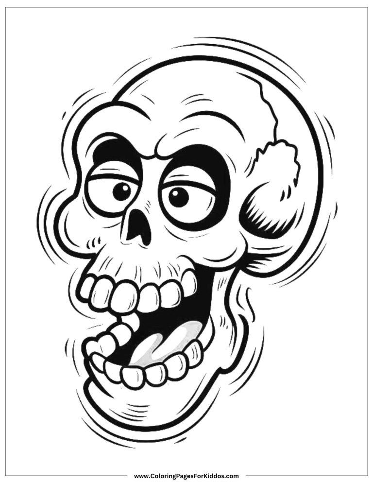 Skull Coloring Pages: 48 Free Printable PDFs