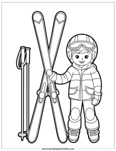Winter Coloring Pages: 48 Free Printable PDFs