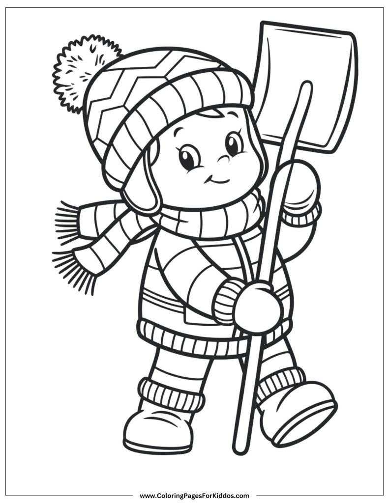 Winter Coloring Pages: 48 Free Printable PDFs