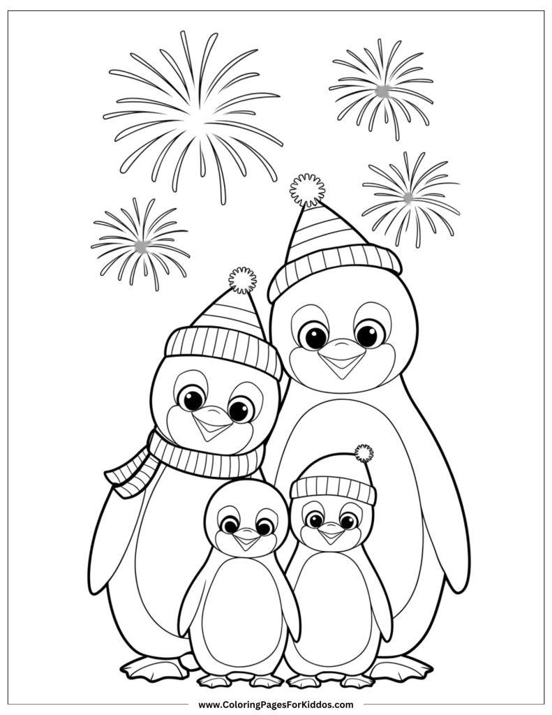 January Coloring Pages: 48 Free Printable PDFs