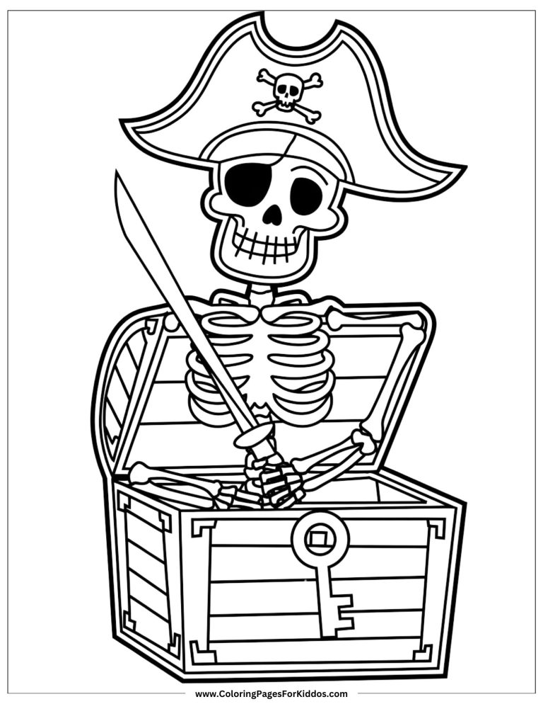 Horror Coloring Pages: 48 Free Printable PDFs