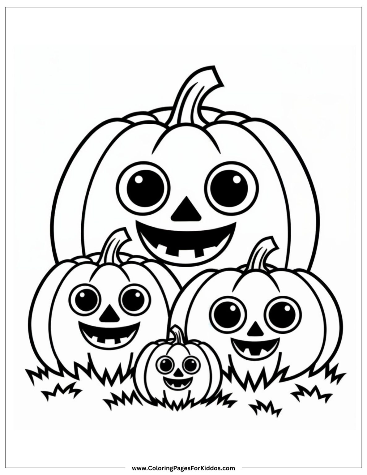 Pumpkin Coloring Pages: 48 Free Printable PDF