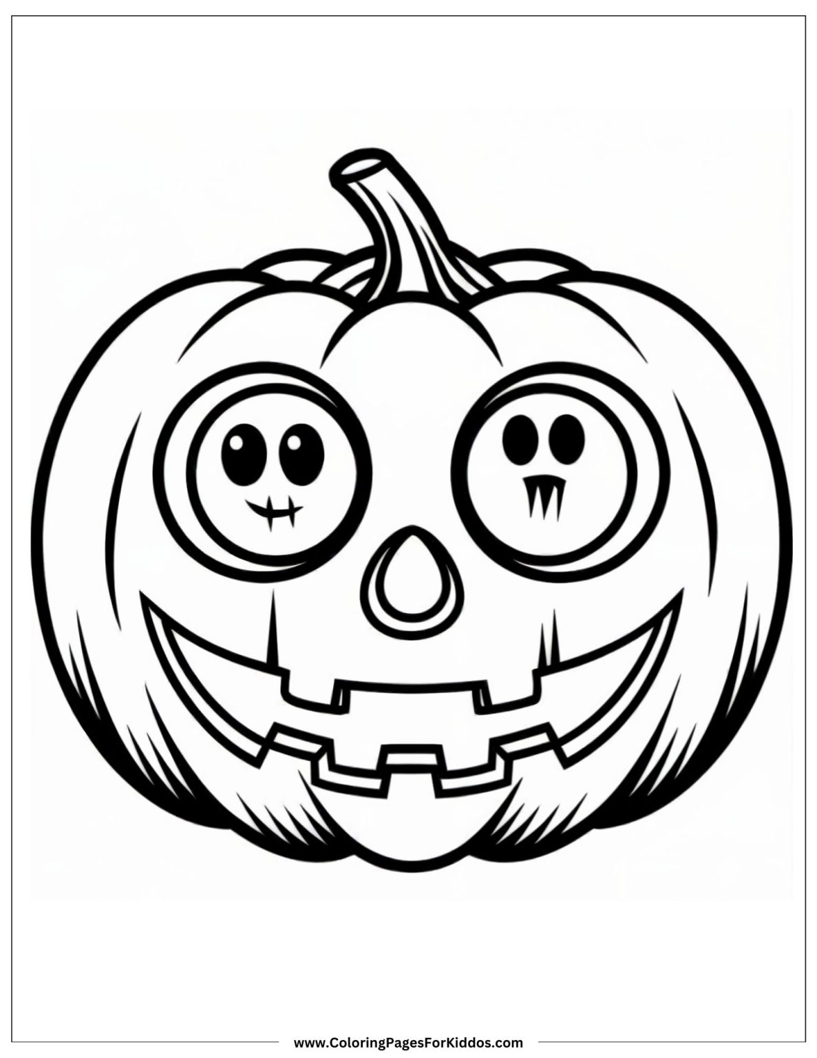 Pumpkin Coloring Pages: 48 Free Printable PDF
