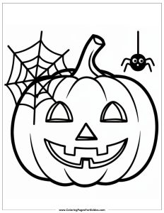 Pumpkin Coloring Pages: 48 Free Printable PDF
