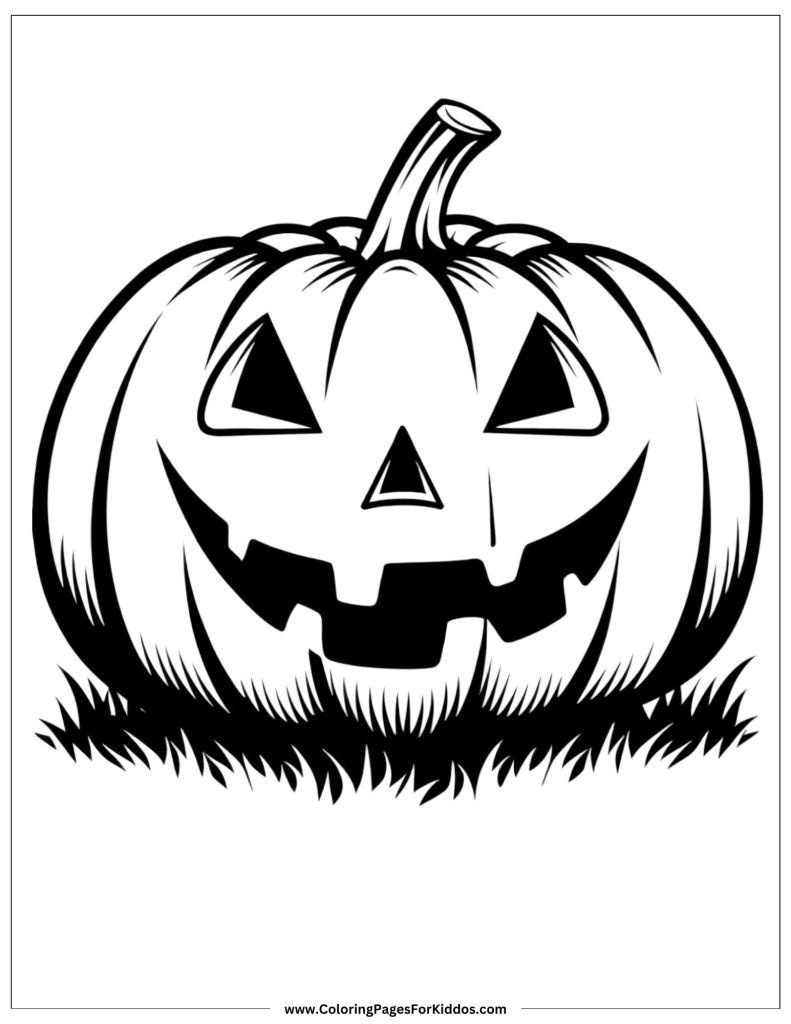 Pumpkin Coloring Pages: 48 Free Printable PDF