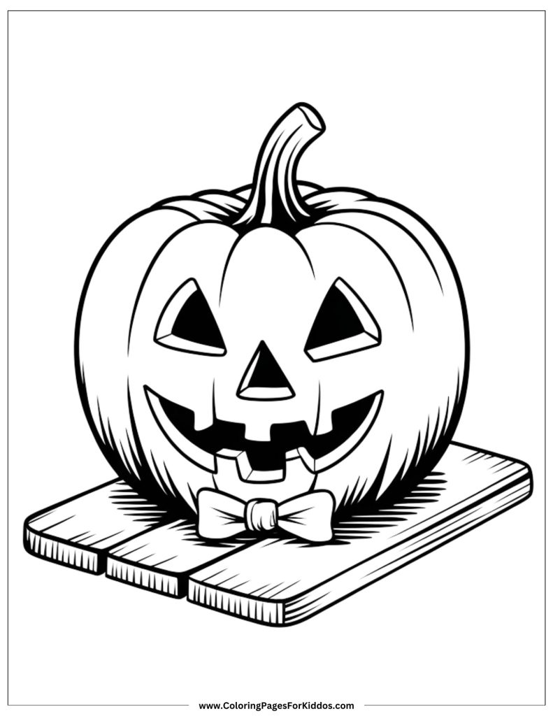 Pumpkin Coloring Pages: 48 Free Printable PDF