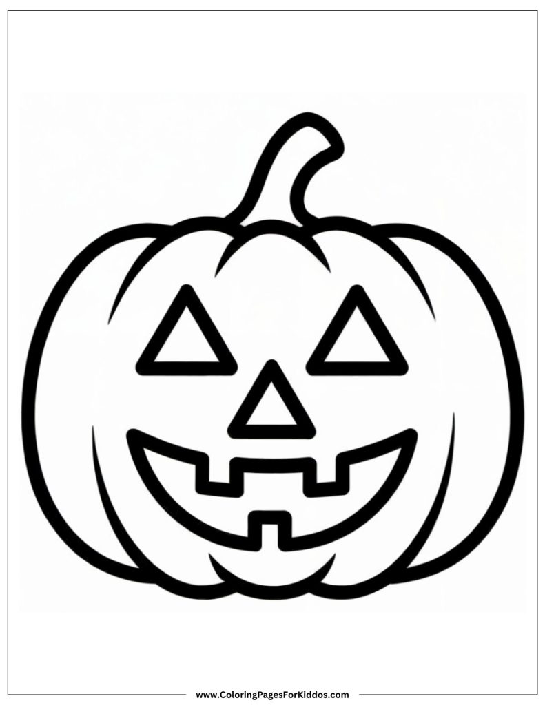 Pumpkin Coloring Pages: 48 Free Printable PDF