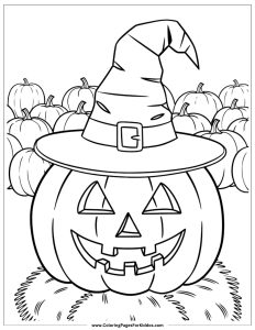 Pumpkin Coloring Pages: 48 Free Printable PDF