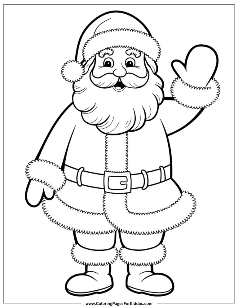 Christmas Coloring Pages: 48 Free Printable PDFs