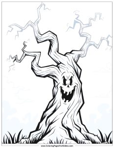 Scary Coloring Pages: 48 Free Printable PDFs