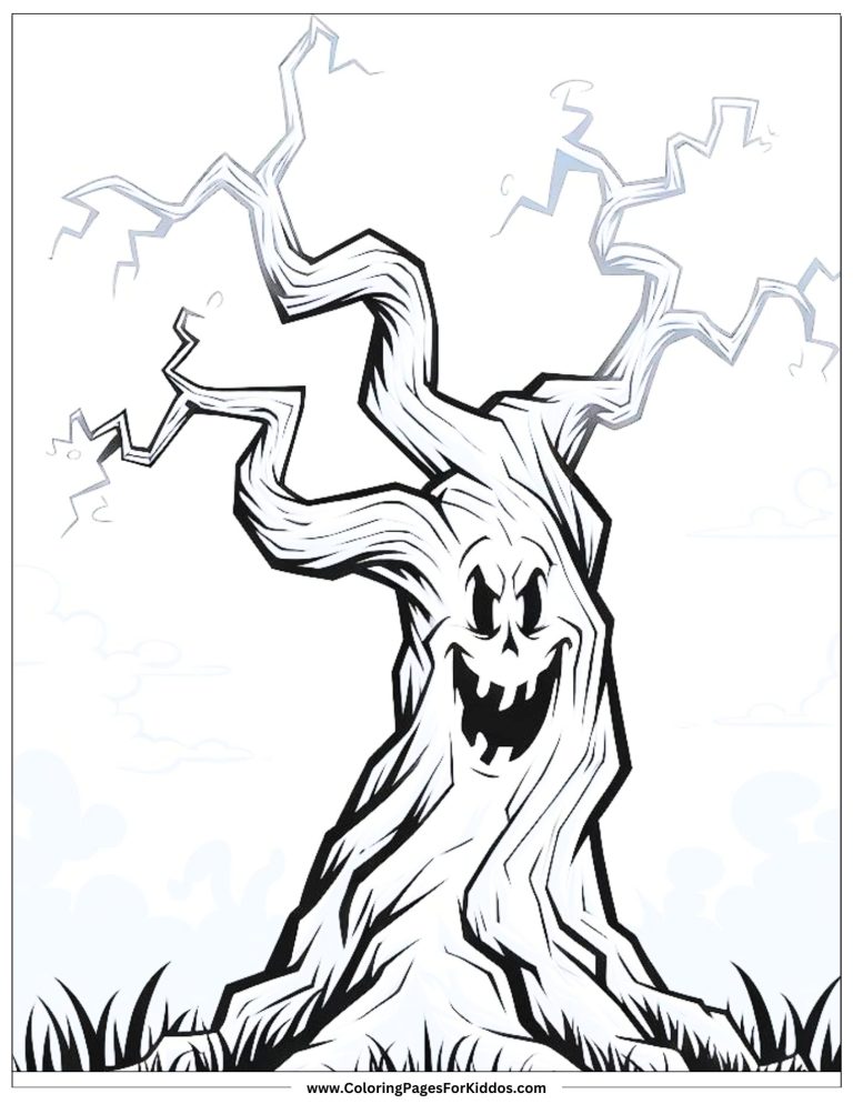 Scary Coloring Pages: 48 Free Printable PDFs