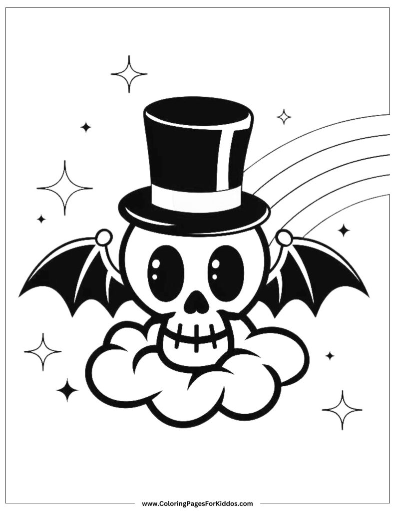Skull Coloring Pages: 48 Free Printable PDFs