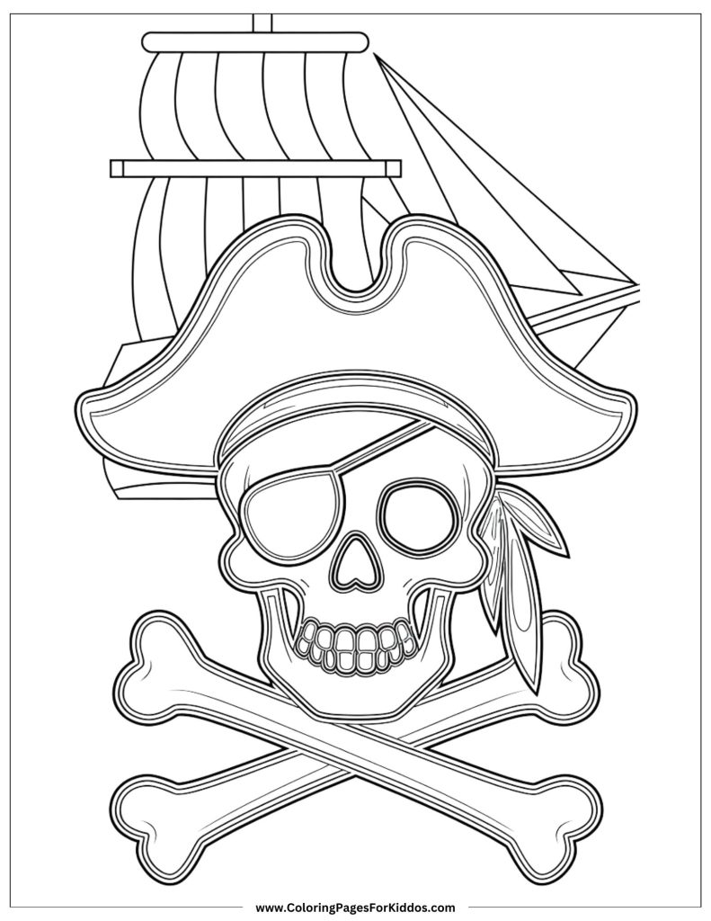 Skull Coloring Pages: 48 Free Printable PDFs
