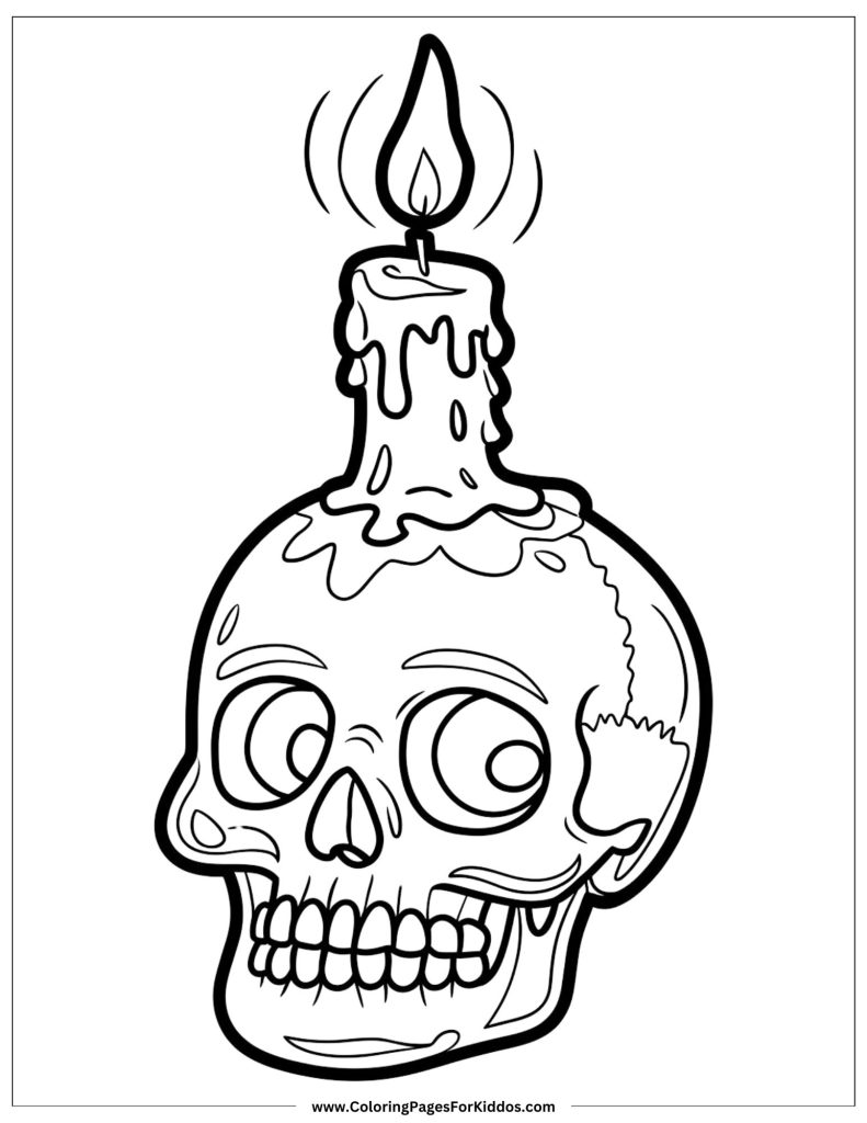 Skull Coloring Pages: 48 Free Printable PDFs