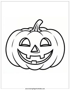 Pumpkin Coloring Pages: 48 Free Printable PDF