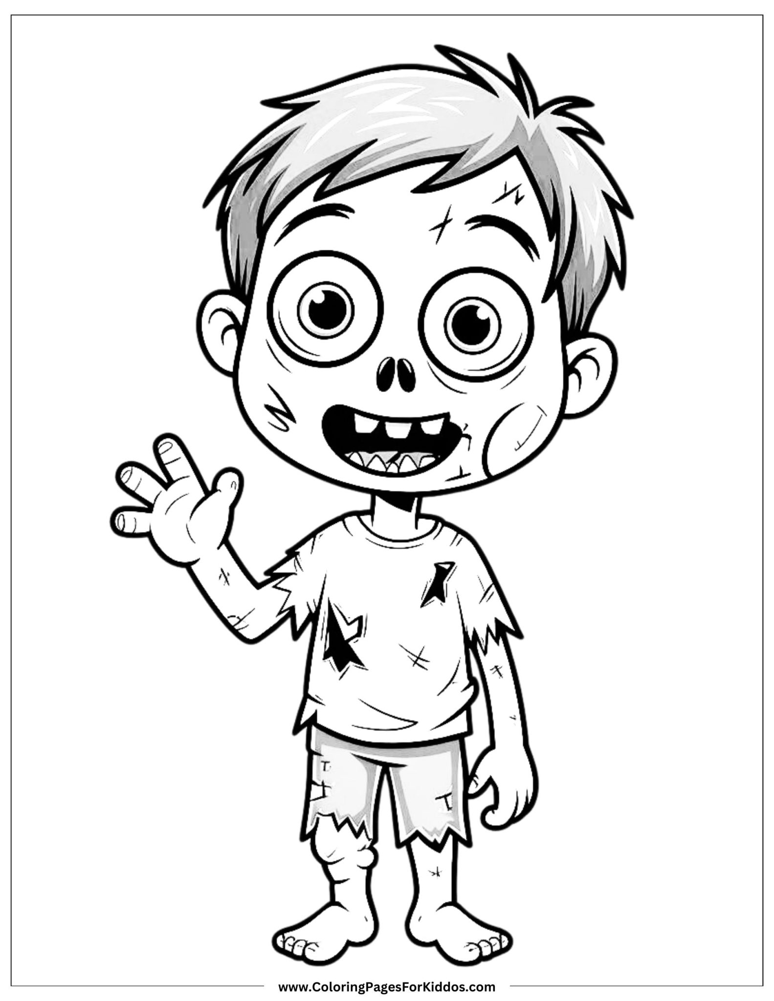 Zombie Coloring Pages: 48 Free Printable PDFs