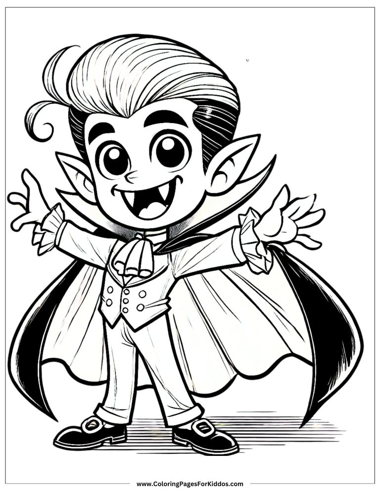 Scary Coloring Pages: 48 Free Printable PDFs