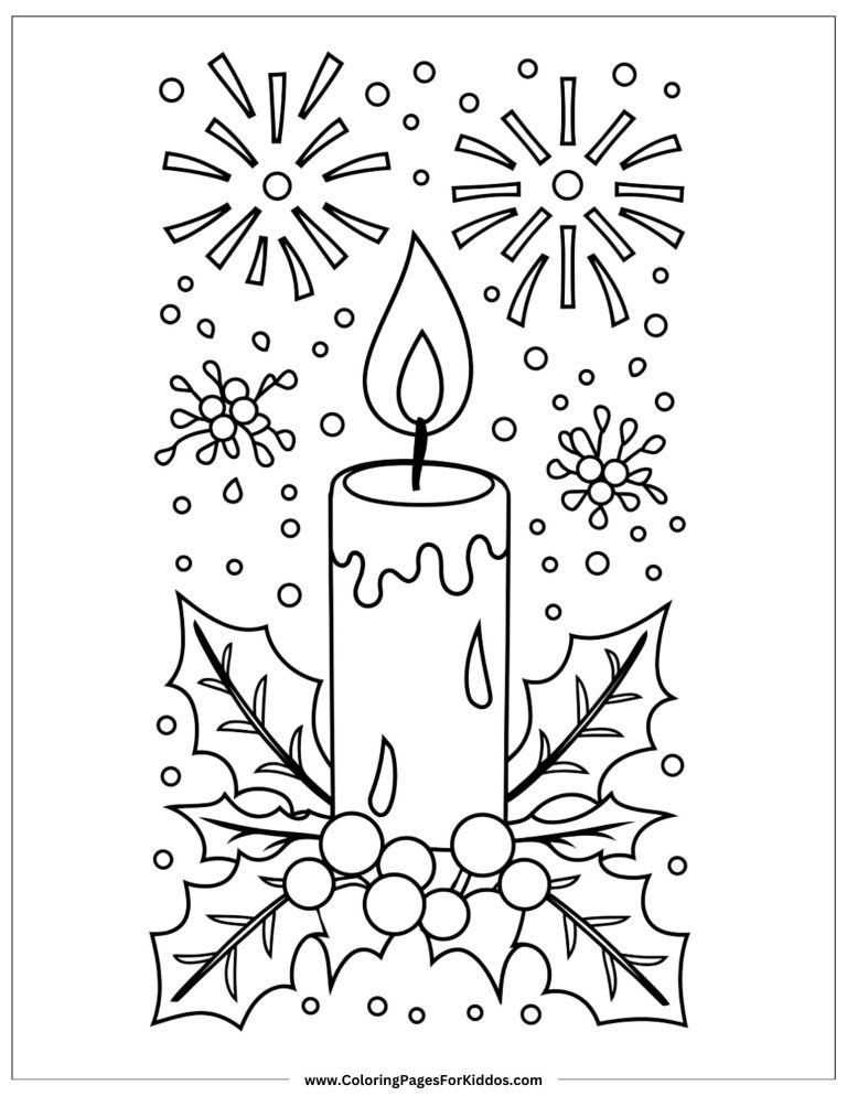 January Coloring Pages: 48 Free Printable PDFs
