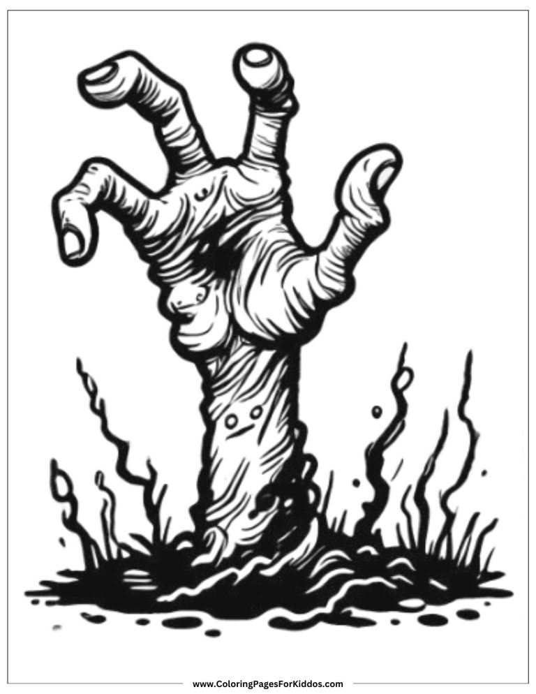 Scary Coloring Pages: 48 Free Printable PDFs
