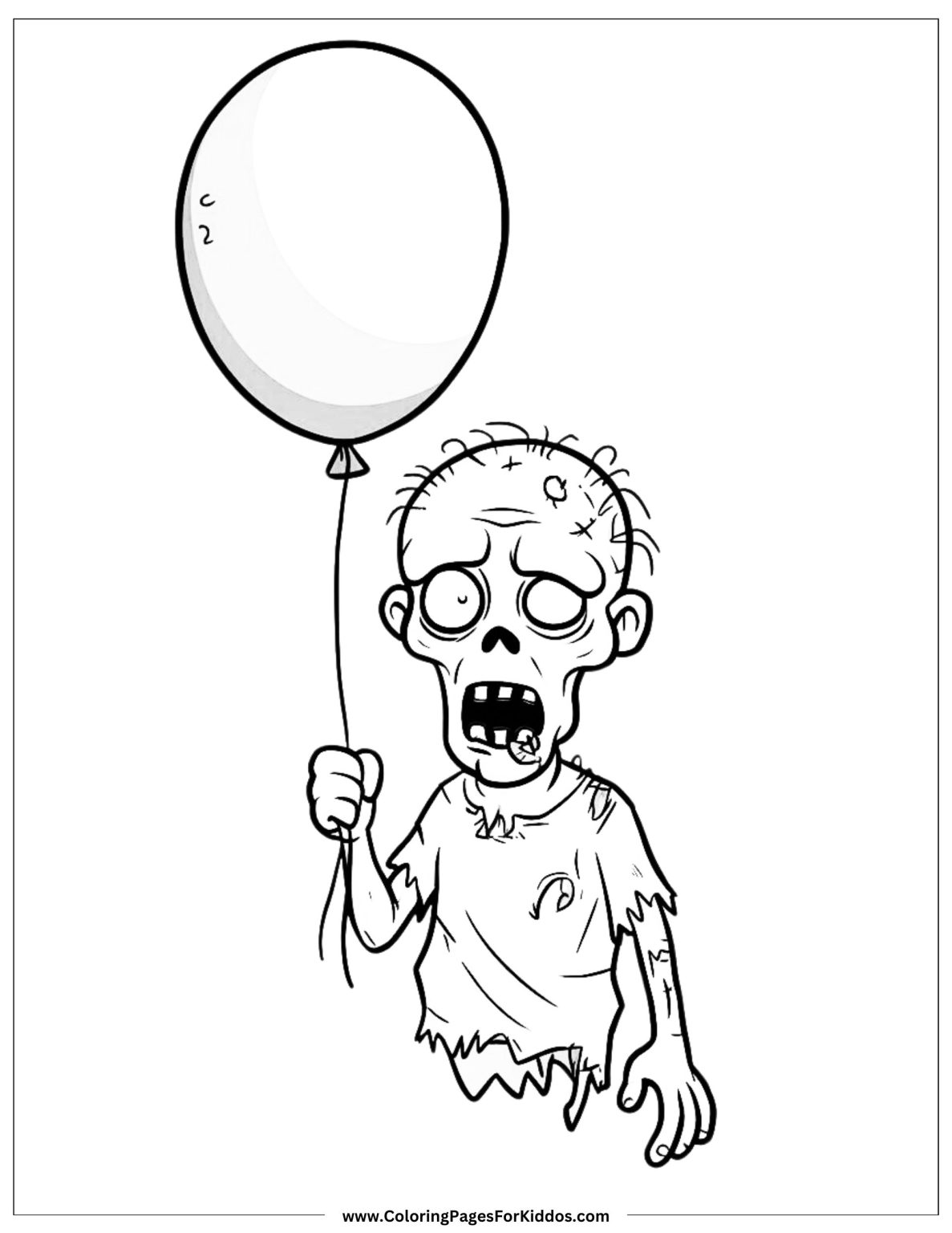 Zombie Coloring Pages: 48 Free Printable PDFs
