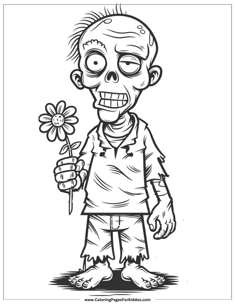 Zombie Coloring Pages: 48 Free Printable PDFs