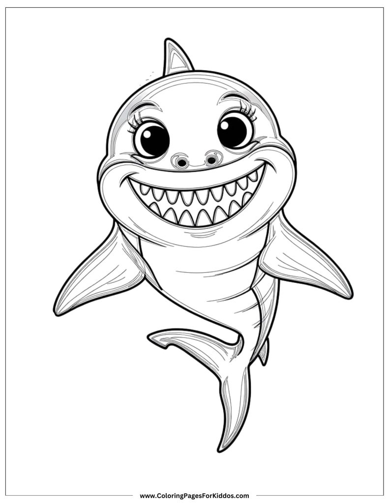 Shark Coloring Pages: 48 Free Printable PDFs