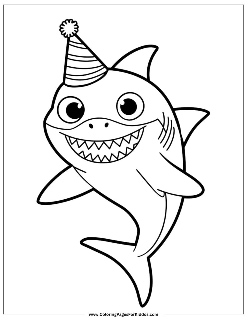 Shark Coloring Pages: 48 Free Printable PDFs