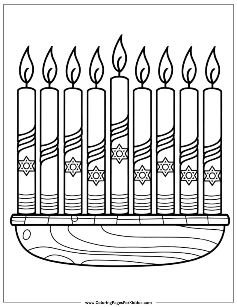 Hanukkah Coloring Pages: 22 Free Printable PDFs