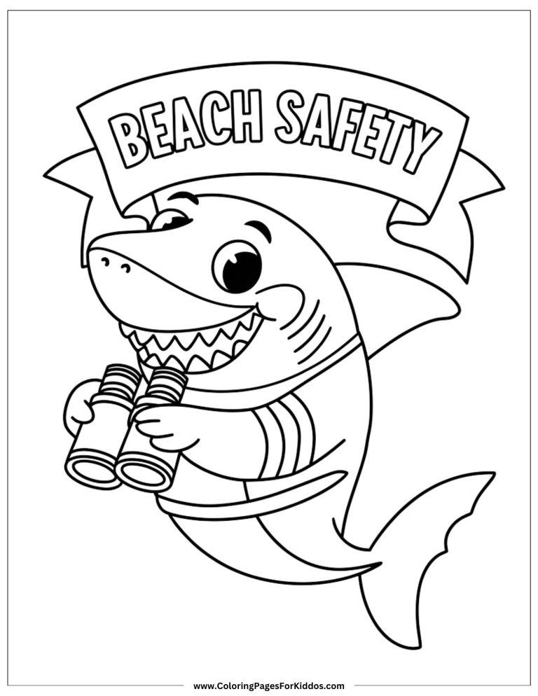 Shark Coloring Pages: 48 Free Printable PDFs