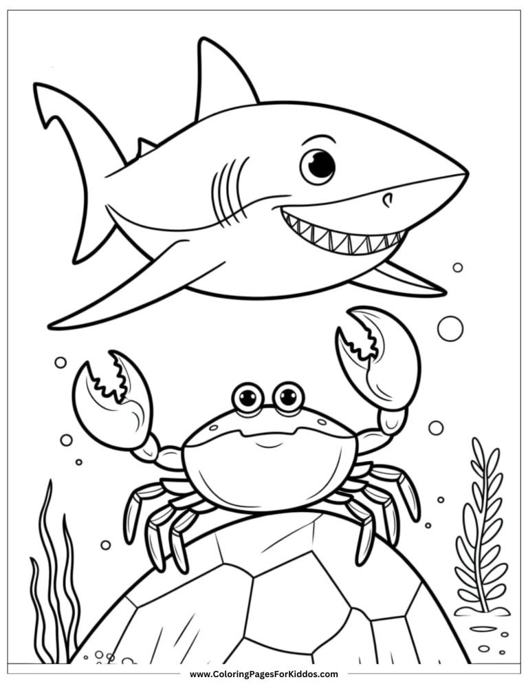 Shark Coloring Pages: 48 Free Printable PDFs
