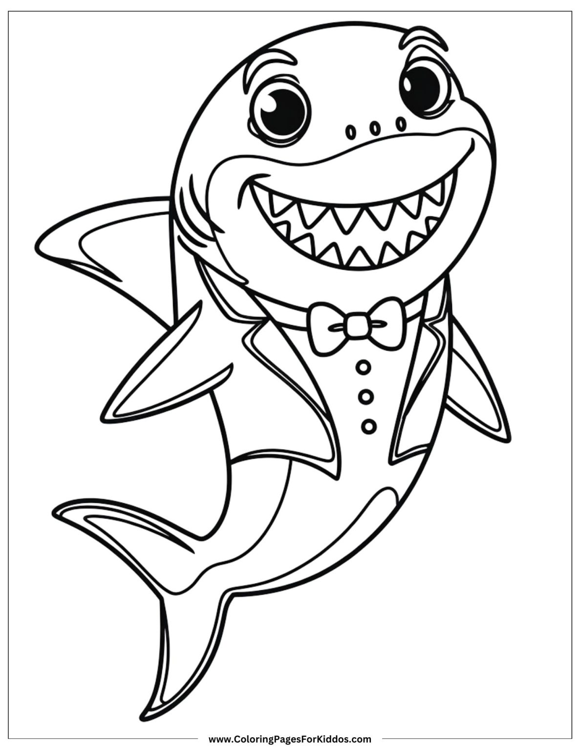 Shark Coloring Pages: 48 Free Printable PDFs