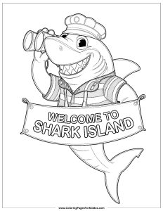 Shark Coloring Pages: 48 Free Printable PDFs