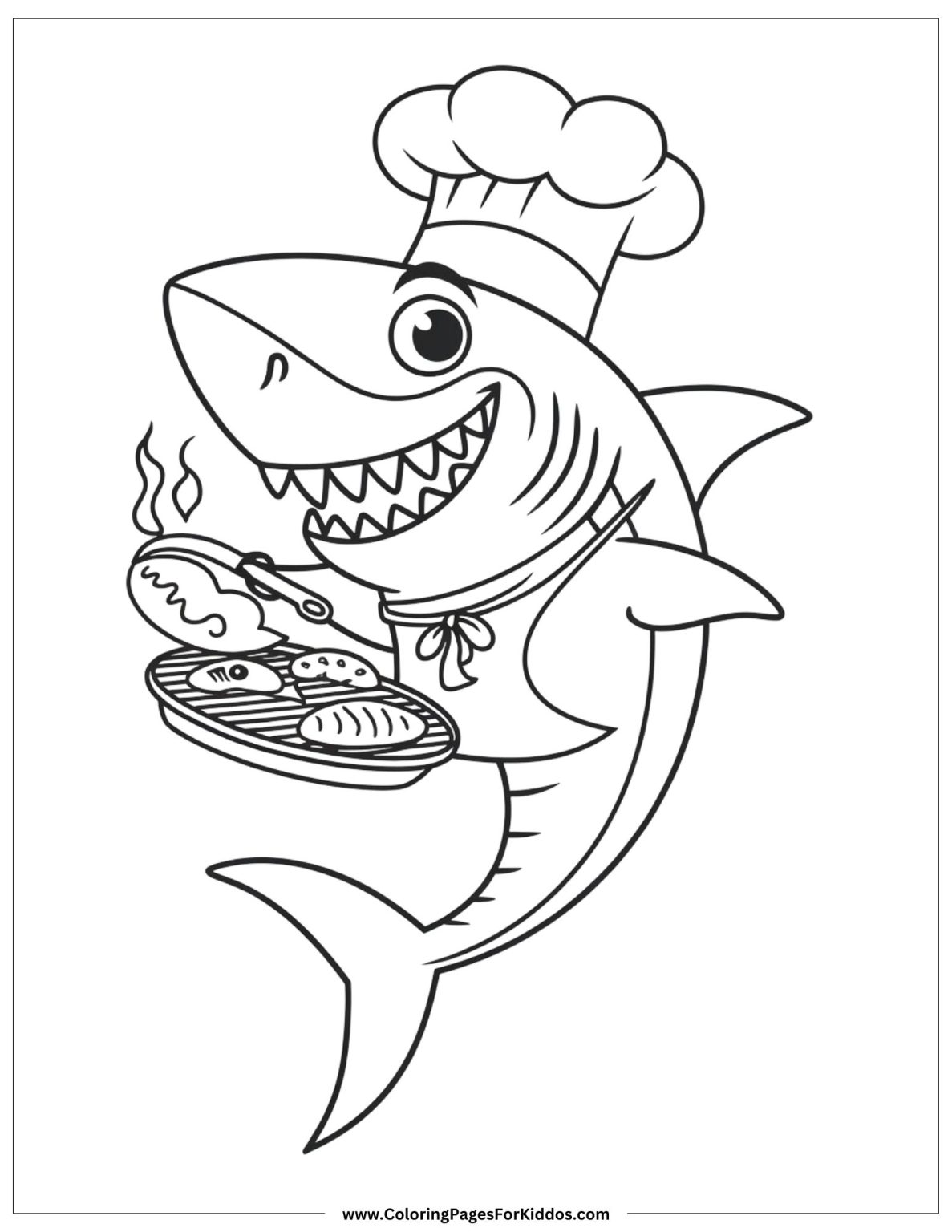 Shark Coloring Pages: 48 Free Printable PDFs