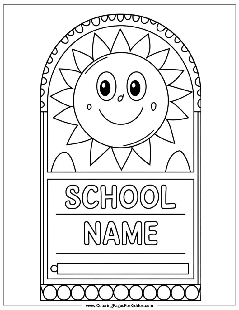 Back To School Coloring Pages: 48 Free Printable PDFs