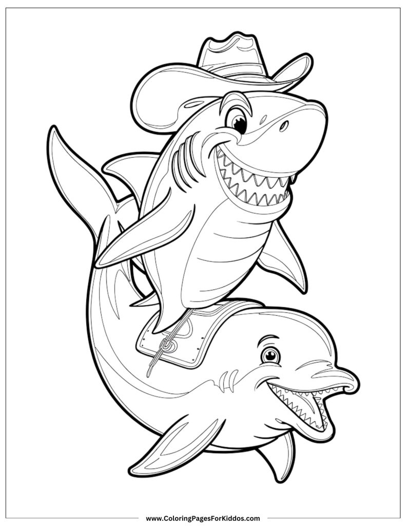 Shark Coloring Pages: 48 Free Printable PDFs