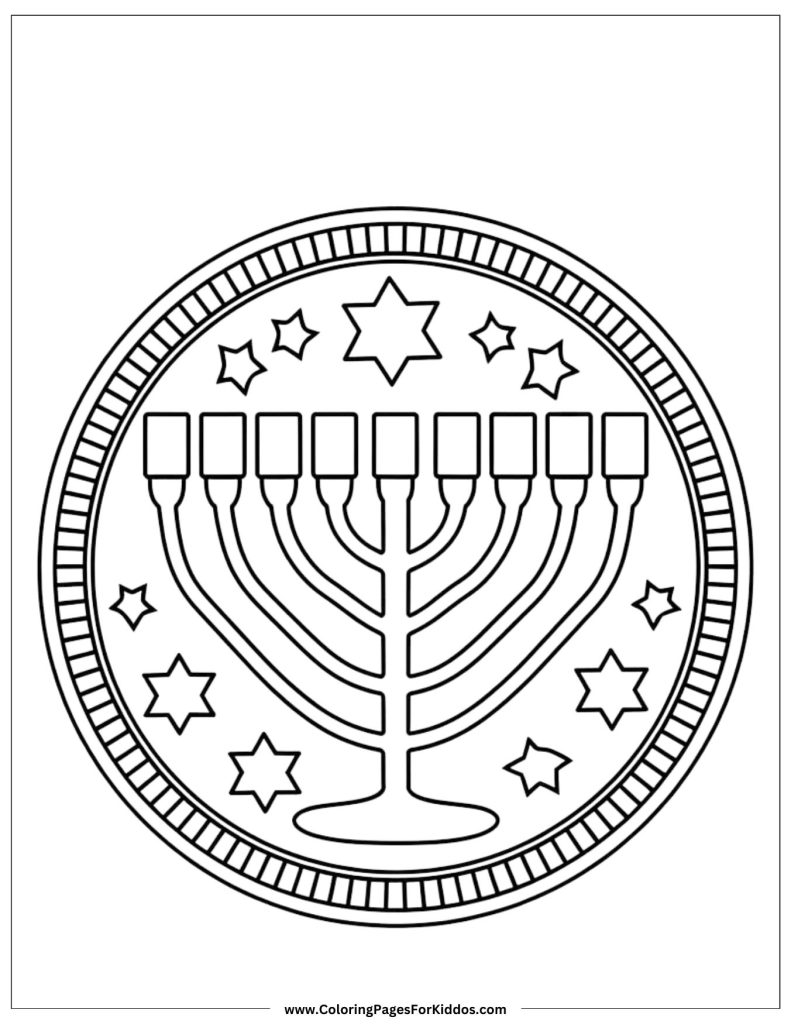 Hanukkah Coloring Pages: 22 Free Printable PDFs