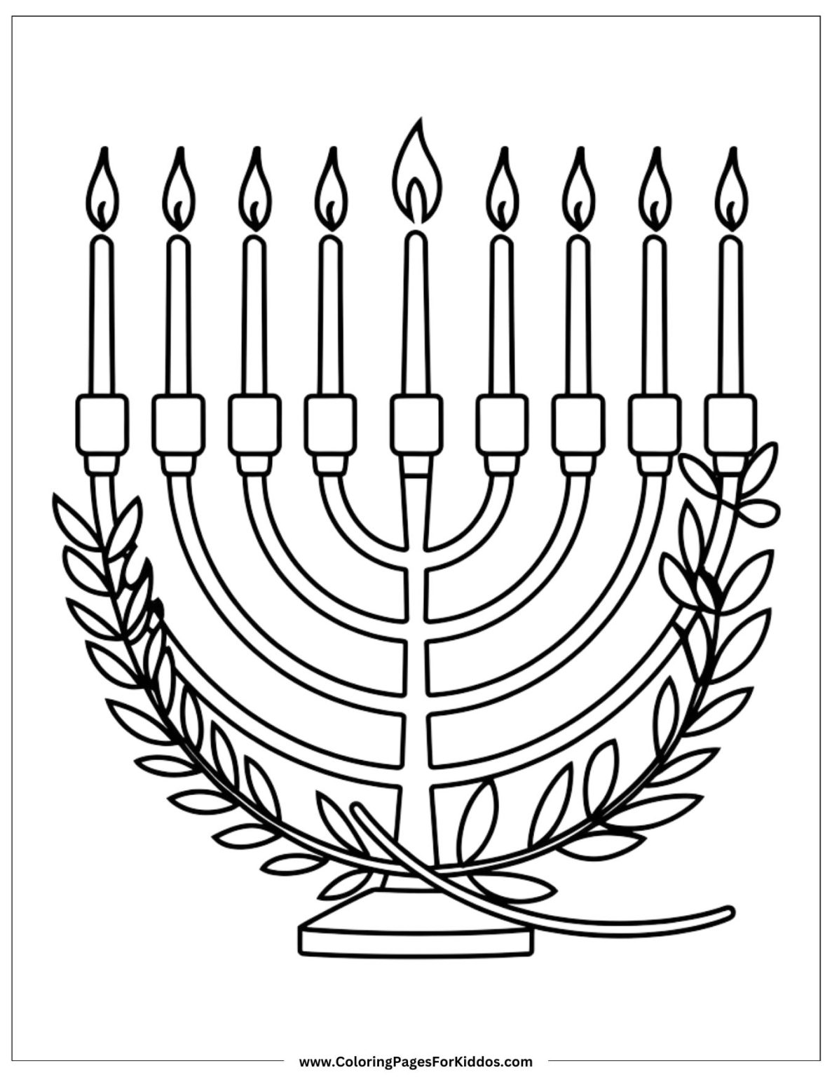 Hanukkah Coloring Pages: 22 Free Printable PDFs