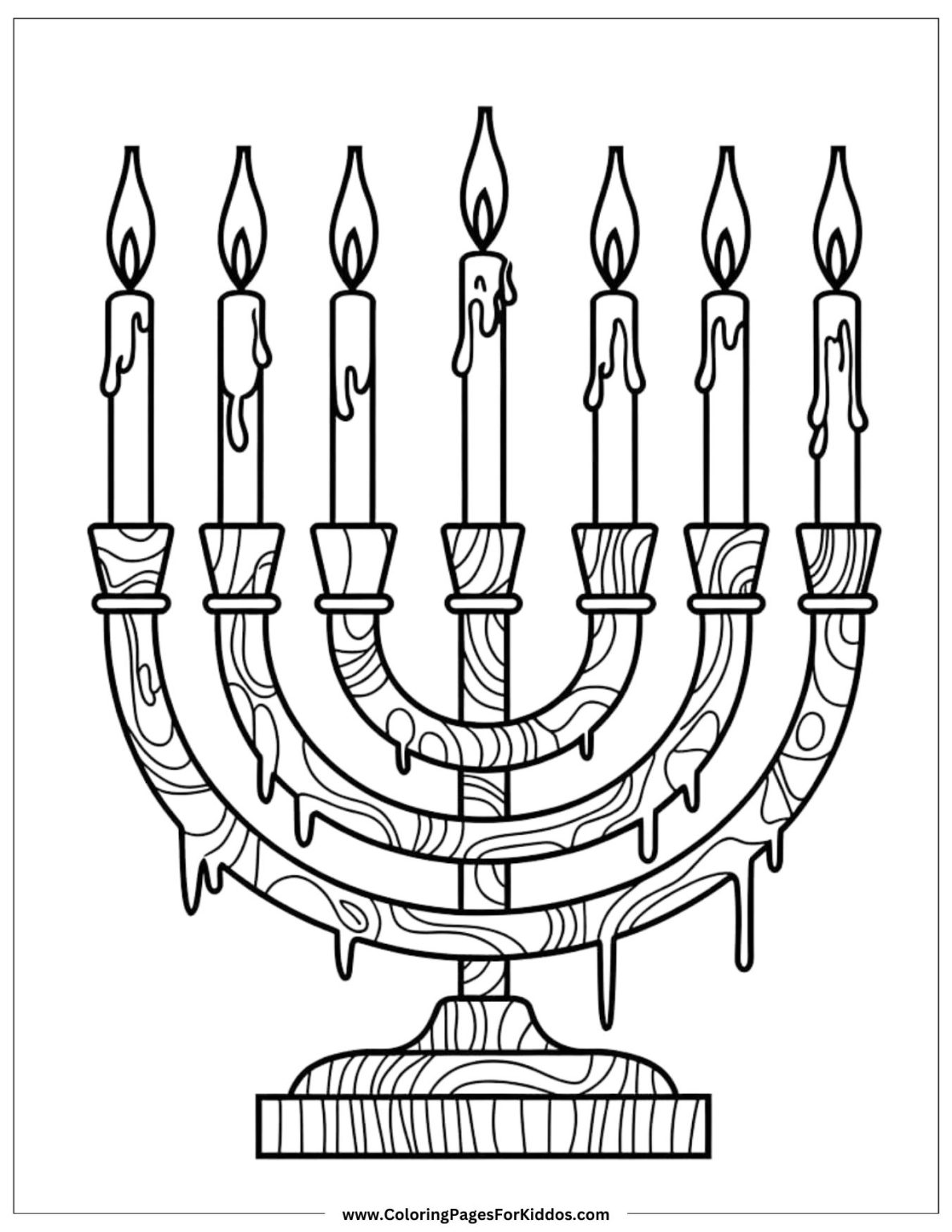 Hanukkah Coloring Pages: 22 Free Printable PDFs