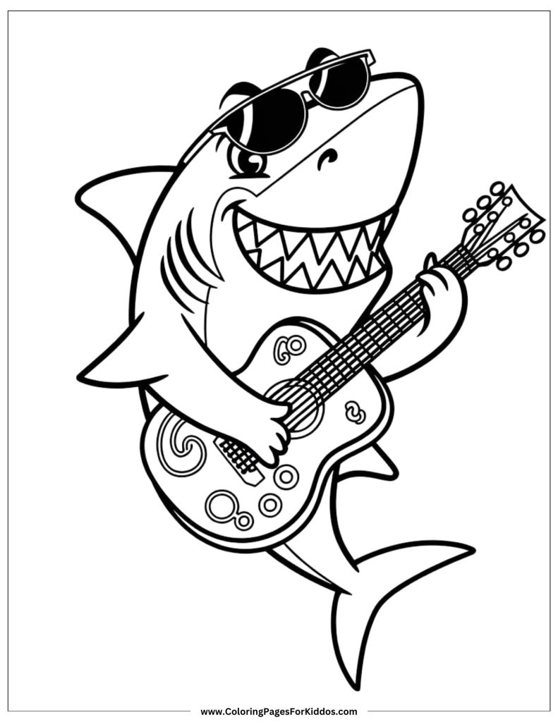 Shark Coloring Pages: 48 Free Printable PDFs