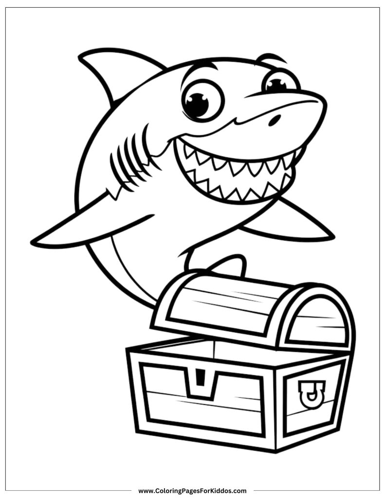 Shark Coloring Pages: 48 Free Printable PDFs