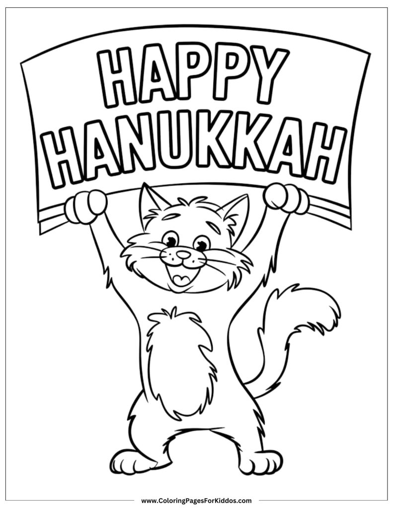 Hanukkah Coloring Pages: 22 Free Printable PDFs