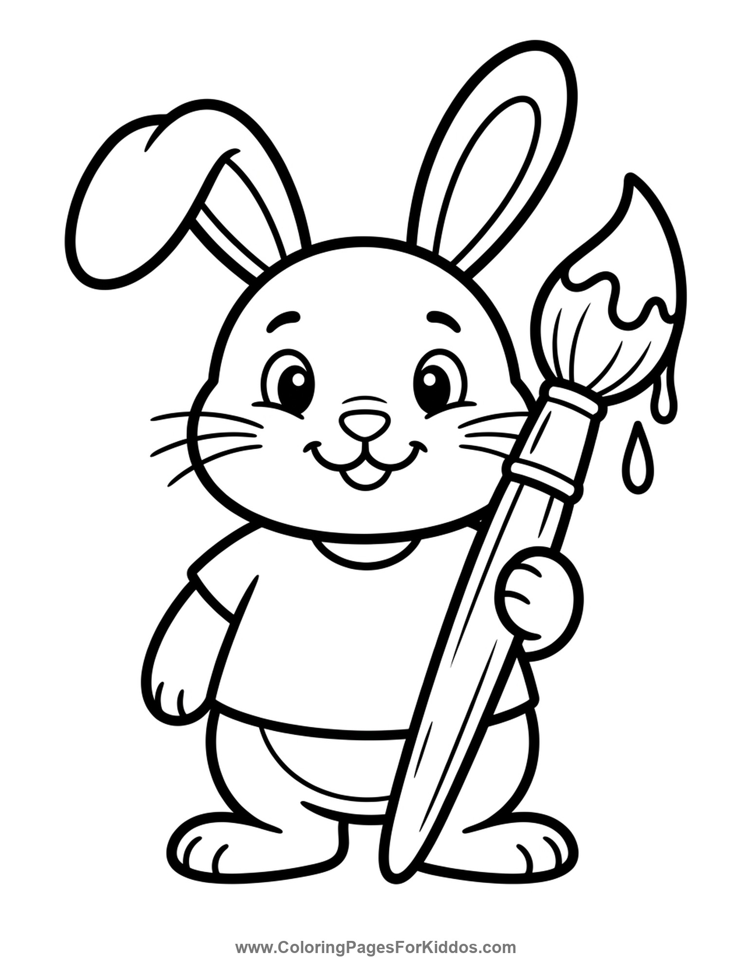 10 Free Bunny Coloring Pages For Kids (Printable)